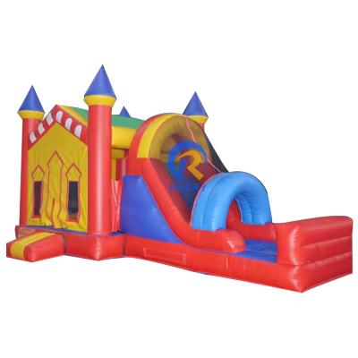 China Shopping Mall Occasion Moonwalk Rocket House Inflatable Bouncer with Customized Color for sale