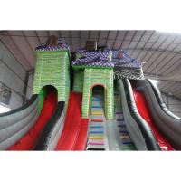 China Large Inflatable Slide Spooky Mansion Design for Haunted House Party or Home from Top for sale
