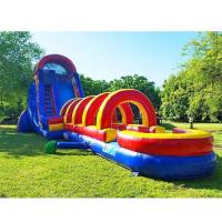 China Outdoor Playground Big Slides Used Amusement Park Children PVC Water Slide KR-GS610 for sale