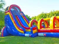 China Outdoor Playground Big Slides Used Amusement Park Children PVC Water Slide KR-GS610 for sale