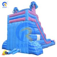 China Jump Castle Bouncer for Adults Big Blue Jellyfish Magic Design 5-10 Passengers Allowed for sale