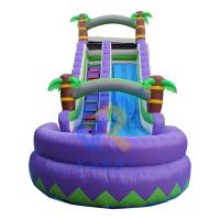 China Special Occasion Inflatable Kids Slide 17FT H Inflatable Water Slide for Shopping Mall for sale