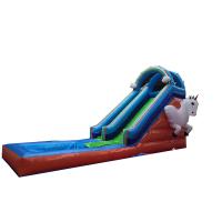 China Indoor Children's Water Pool Slide with CE Standard Air Blower and Unicorn Excitement for sale