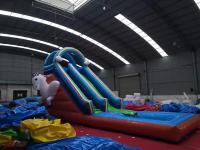 China Indoor Children's Water Pool Slide with CE Standard Air Blower and Unicorn Excitement for sale