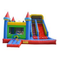 China Customizable Inflatable Castle Slide Combo PVC Large Commercial Bounce House Slide for sale
