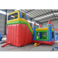 China Customizable Inflatable Castle Slide Combo PVC Large Commercial Bounce House Slide for sale