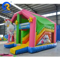 China Kids' Favorite Inflatable Bouncer Slide Combo with Blower and Unicorn Theme for sale