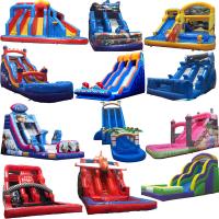 China Digital Printing Inflatable Pool Slides for Commercial Outdoor Playground Equipment for sale