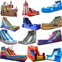 China Digital Printing Inflatable Pool Slides for Commercial Outdoor Playground Equipment for sale
