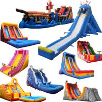China Digital Printing Inflatable Pool Slides for Commercial Outdoor Playground Equipment for sale