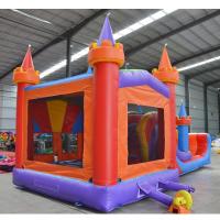 China Inflatable Bouncy Castle Jumping Bouncer House with Dry or Wet Slide and Features PORTABLE for sale