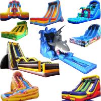 China Digital Printing Inflatable Pool Slides for Commercial Outdoor Playground Equipment for sale