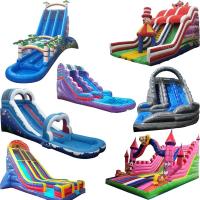 China Featured Inflatable Water Slide with Swimming Pool Collection Best and Clearance for sale