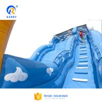 China Super Wide Inflatable Dry Slide for Kids EN71/EN14960/CE Certified Repair Kit Included for sale
