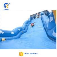 China Super Wide Inflatable Dry Slide for Kids EN71/EN14960/CE Certified Repair Kit Included for sale