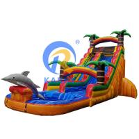 China Transform Your Event with Our Commercial PVC Inflatable Water Slide and Swimming Pool for sale