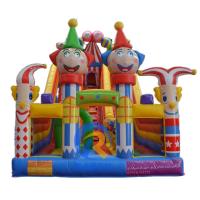 China Outdoor Kids Party Inflatable Bouncy Castle with Slide Inflatable Yes Optional Sizes for sale
