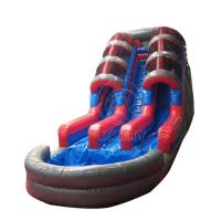 China EN71 Certificate Double-lane Inflatable Water Slides Combo for Outdoor Kids Playground for sale