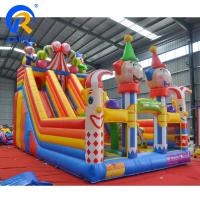 China Outdoor Kids Party Inflatable Bouncy Castle with Slide Inflatable Yes Optional Sizes for sale