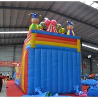 China Outdoor Kids Party Inflatable Bouncy Castle with Slide Inflatable Yes Optional Sizes for sale