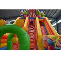 China Outdoor Kids Party Inflatable Bouncy Castle with Slide Inflatable Yes Optional Sizes for sale