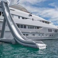 China Indoor Outdoor Inflatable Play Water Slide with Pool The Ultimate Yacht Water Toy for sale