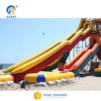 China 0.55mm PVC Tarpaulin Thread Accessories Included Large Inflatable Yacht Slide with Pool for sale