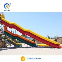 China 0.55mm PVC Tarpaulin Thread Accessories Included Large Inflatable Yacht Slide with Pool for sale