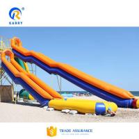 China 0.55mm PVC Tarpaulin Thread Accessories Included Large Inflatable Yacht Slide with Pool for sale