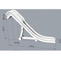 China 0.55mm PVC Tarpaulin Thread Accessories Included Large Inflatable Yacht Slide with Pool for sale
