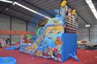 China PVC Commercial Inflatable Bouncy Castle Slide Fun City Jumper for Kids and Adults for sale