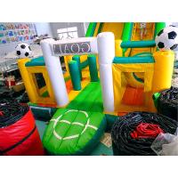 China Football Slide Commercial Inflatable Wet Dry Slide for Kids' Outdoor or Indoor Play for sale