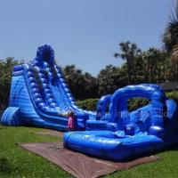 China Thrill of a Lifetime with Our 32ft Tall Cyclone Inflatable Pool Slide for sale