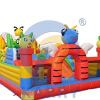 China EN71/CE Certified Large Jumping Castle Insect Paradise Bounce House for Play Park for sale