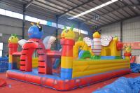China EN71/CE Certified Large Jumping Castle Insect Paradise Bounce House for Play Park for sale
