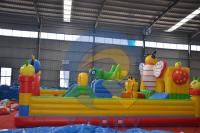 China EN71/CE Certified Large Jumping Castle Insect Paradise Bounce House for Play Park for sale