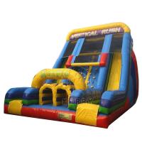 China Children's Rock Climbing Competitive Game Double Slide Inflatable Water Slide for Kids for sale