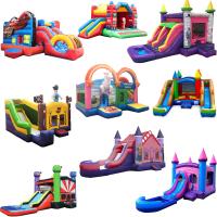 China Design Inflatable Bouncer Combo with Two Water Slides and Pool Shipping by Sea/Air for sale