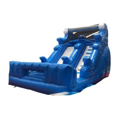 China Commercial Inflatable Wet Slides with Pool and Air Blower Kid-Friendly Bouncer Castle for sale