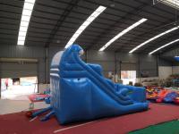 China Commercial Inflatable Wet Slides with Pool and Air Blower Kid-Friendly Bouncer Castle for sale