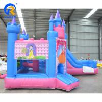 China Jumping Inflatable Combo Jumper Castle Cartoon Fairy Princess Bounce House with Slide for sale