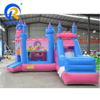 China Jumping Inflatable Combo Jumper Castle Cartoon Fairy Princess Bounce House with Slide for sale