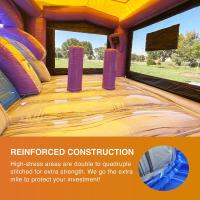 China Thunder Water Slide and Purple Bounce House Repair Kits Included for Easy Maintenance for sale