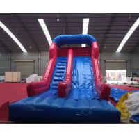 China Plato PVC Tarpaulin Material Features Large Spiderman Inflatable Bouncer Dry Slide for sale