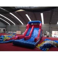 China Plato PVC Tarpaulin Material Features Large Spiderman Inflatable Bouncer Dry Slide for sale