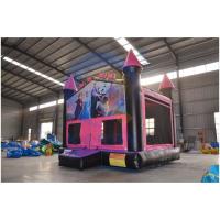China Module With Slide Bounce House for Sea Air Express Shipping and 0.55mm PVC Tarpaulin for sale