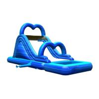 China Max Capacity 100-500kg EN7114960 Small Garden Inflatable Water Slide for sale