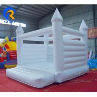 China Commercial Grade White Inflatable Bounce House for Toddler Wedding Party PVC Material for sale