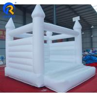 China Commercial Grade White Inflatable Bounce House for Toddler Wedding Party PVC Material for sale