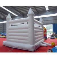 China Commercial Grade White Inflatable Bounce House for Toddler Wedding Party PVC Material for sale